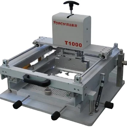 Mini SMT Manual Stencil Printer T1000 with high precision| Alibaba.com