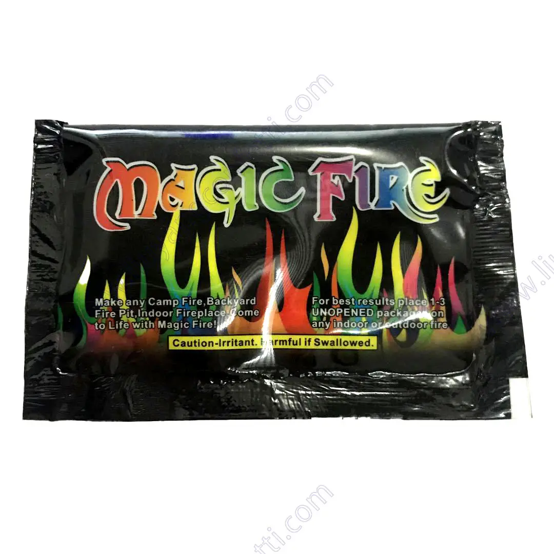 Rainbow Color Changing Packets Fire Pit Campfire Bonfire Fireplace ...