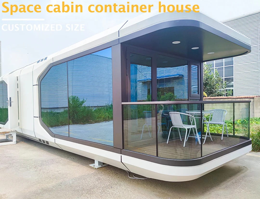 Hot Sale Prefab Container House Modular Trailer House Space Capsule ...