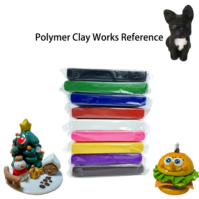 48 Colors 500g Non-toxic Modeling Clay Oven Bake Professional Polymer ...