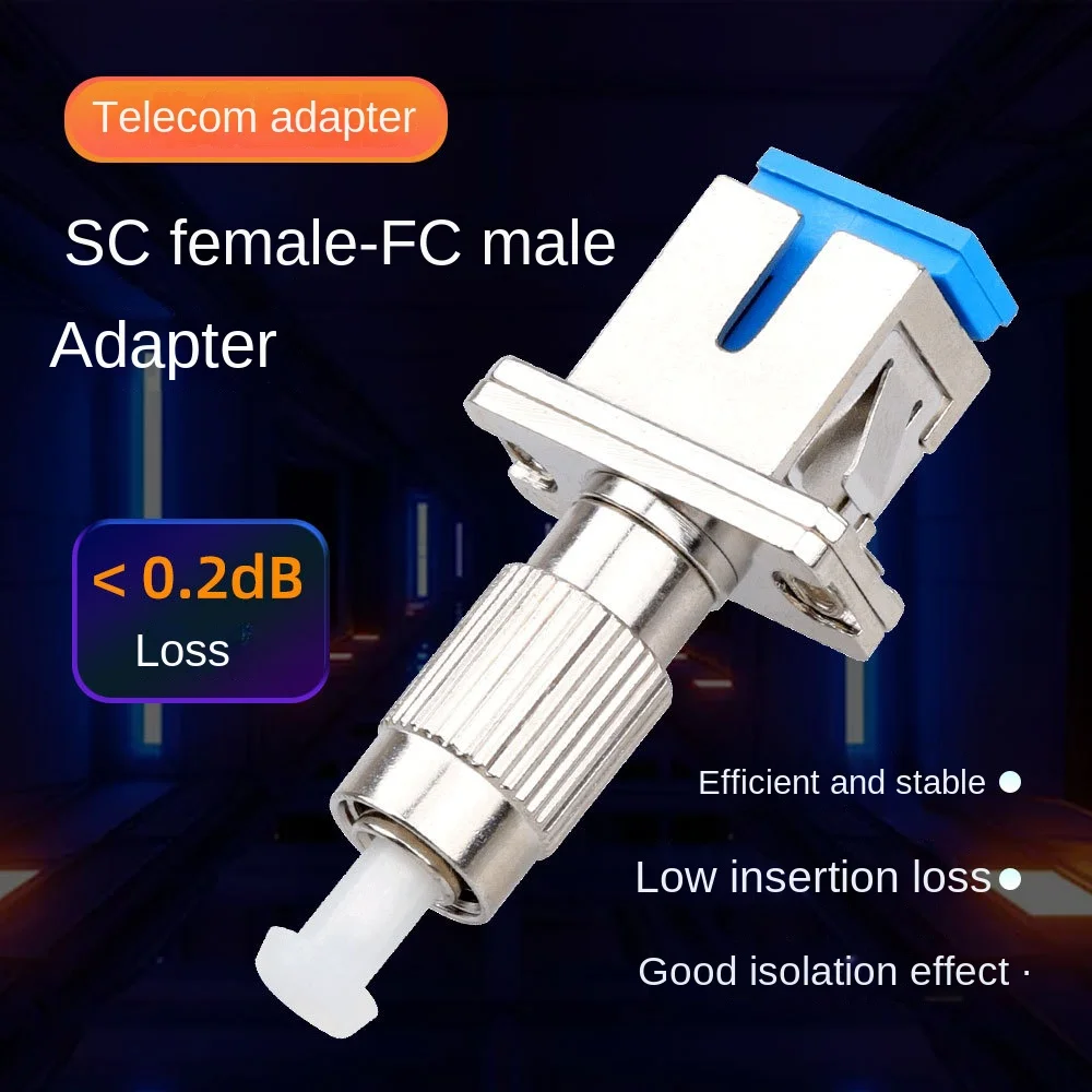 Fc-sc Flange Coupler Fiber Adapter Fc/apc Female To Sc/upc Male Fiber ...