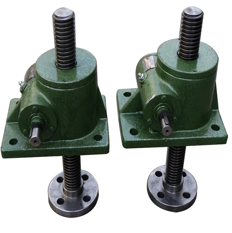 Swl Series 2 Kn Worm Gear Worm Elevator Lead Screw Jack Hand Screw ...