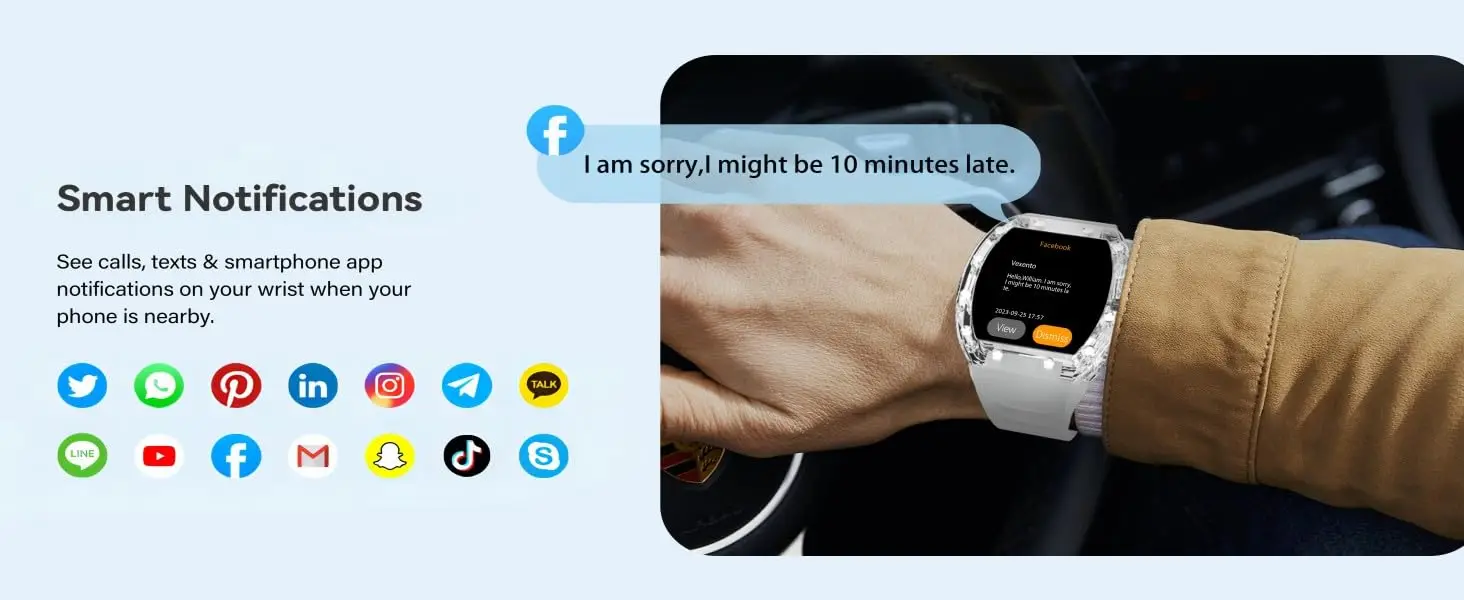 YD5 Smart Watch - Fashionable Activity Tracker for Men