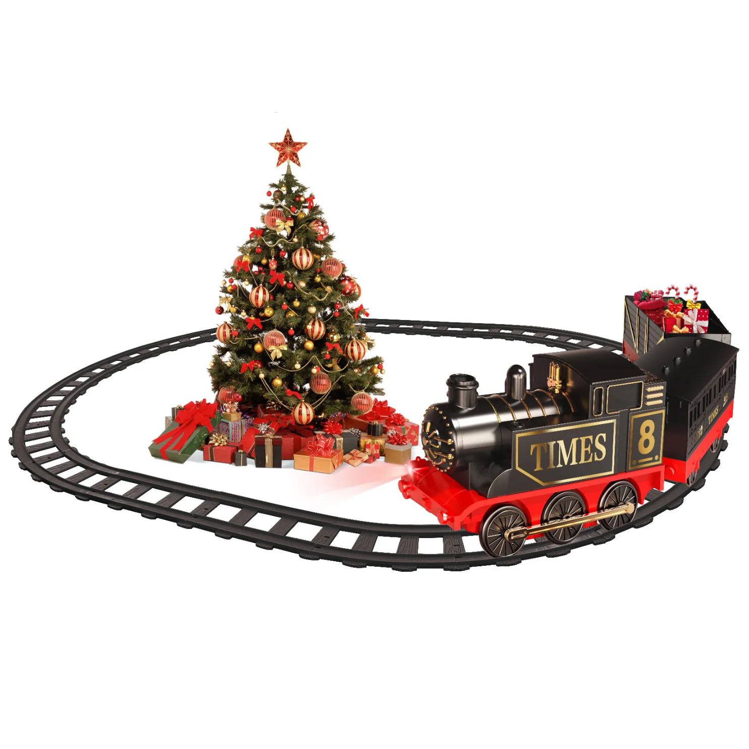 Sliding Retro Train Children Car Ride on Toys - Fun & Learning