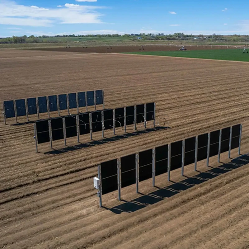 Commercial Use Bifacial Solar Panel Fence Vertical Solar Ground ...