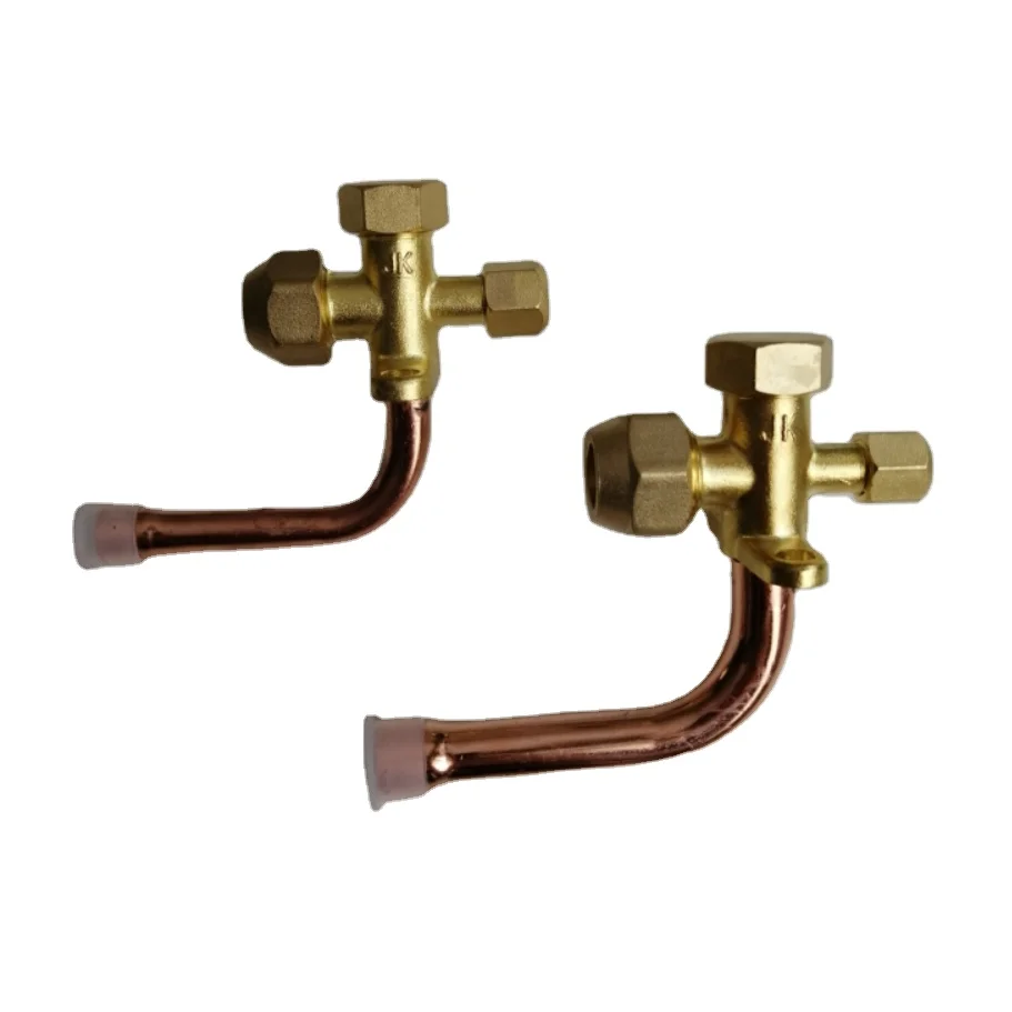 2 Way & 3 Way Air Conditioner Split Valve Straight/bend Type Ac Service ...
