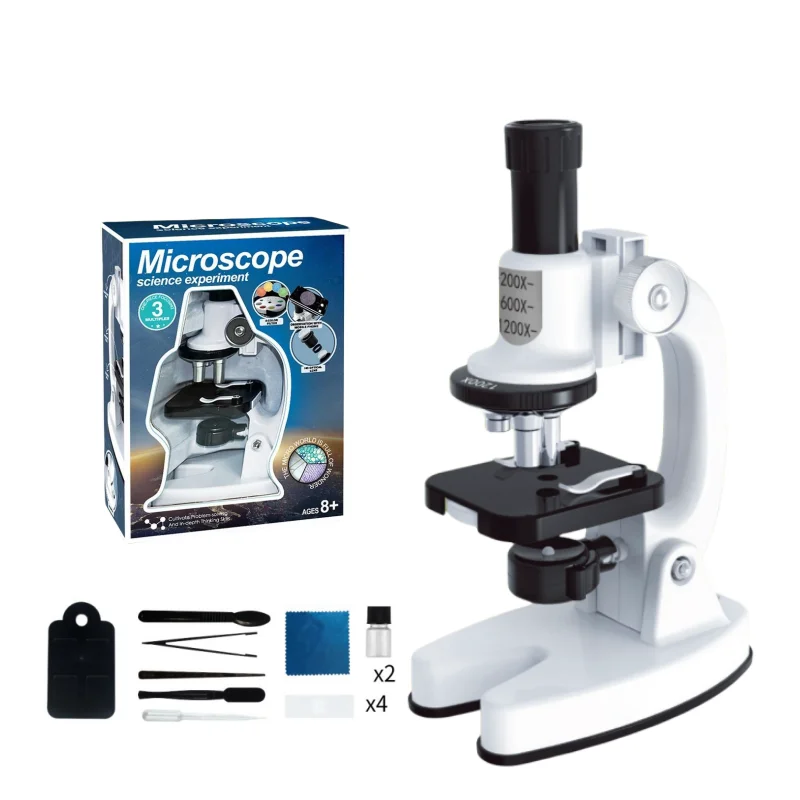 Microscope Kit Stem Biological Toys Lab Home School Science Educational ...