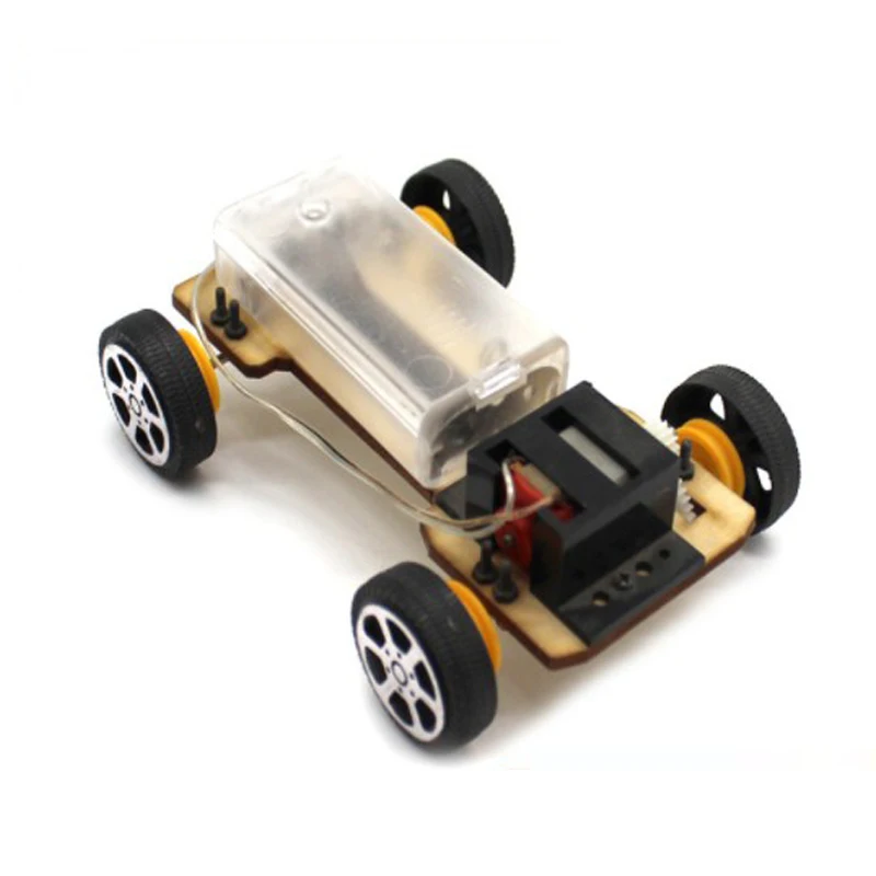 Wood Diy Assembly Car Vehicle Model Kit Kids Learning Toy Diy Assembly ...