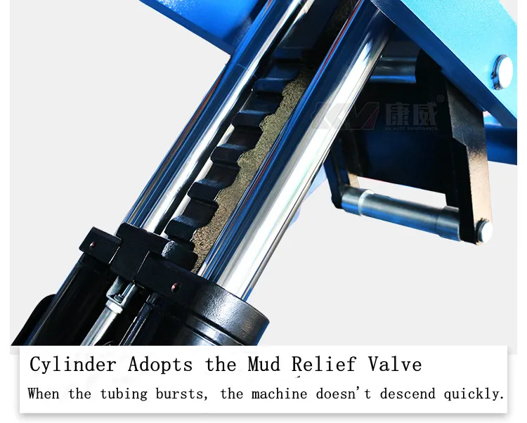 3500kg Capacity Low Profile Scissor Lift - High Rise Car Lifter