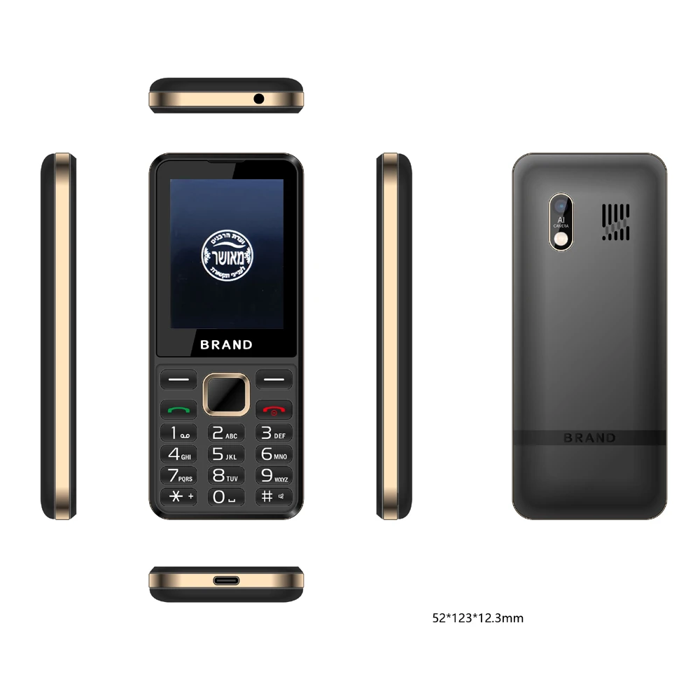 Odm Custom Design 4G New Kosher Mobile Phone Hebrew Language