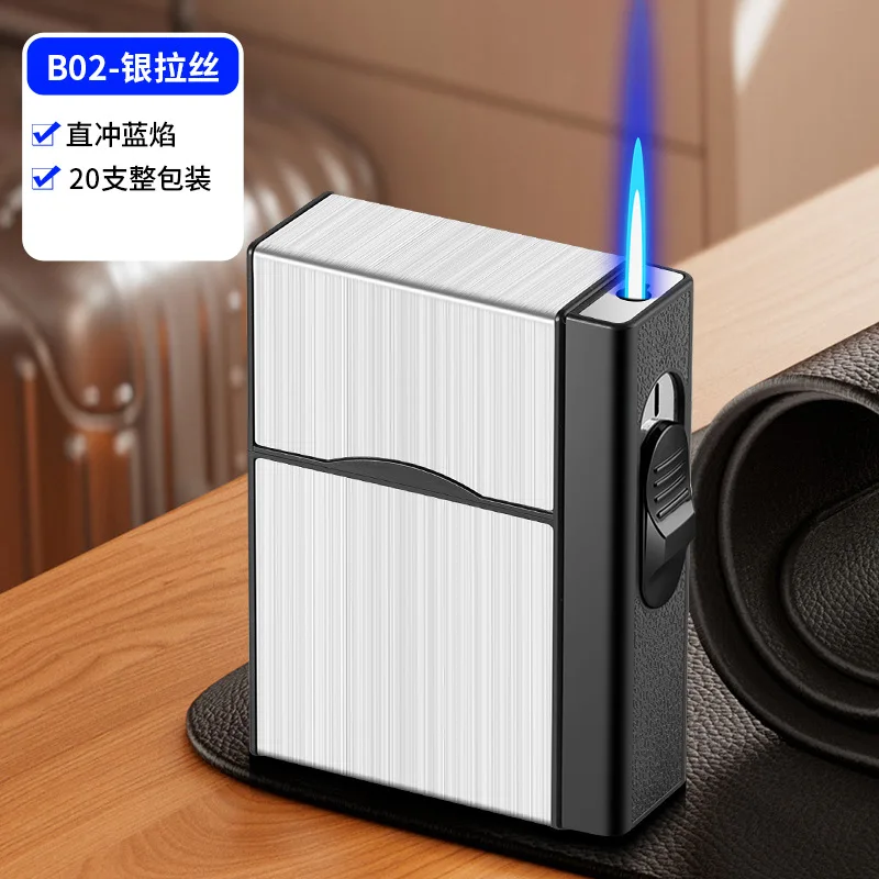 Waterproof Cigarette Case Holder With Gas Lighter 20pcs Cigarette ...