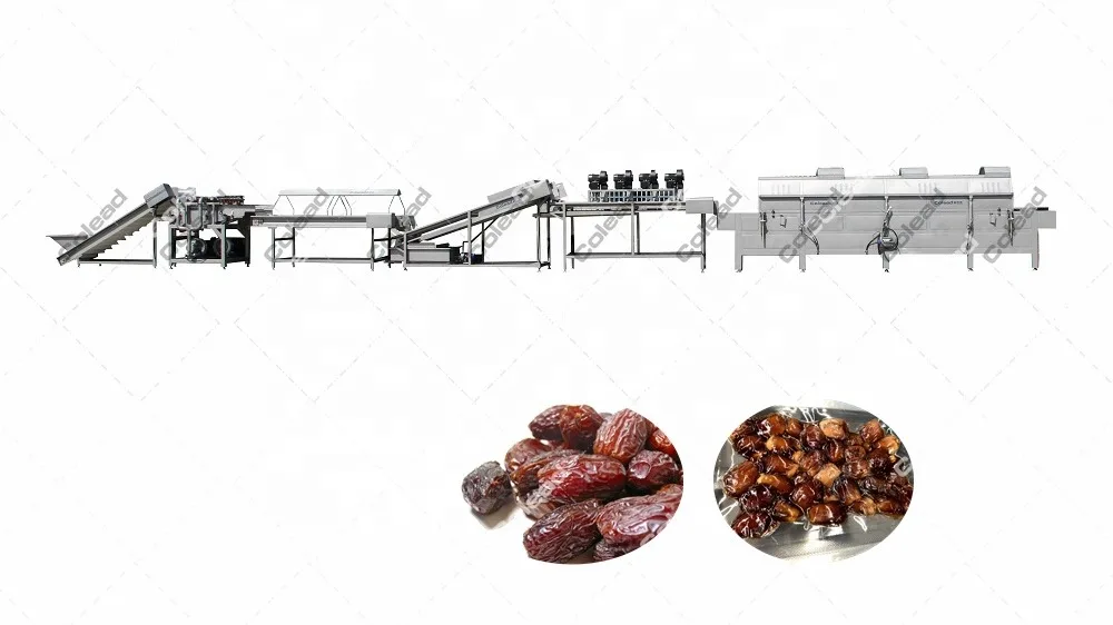 Dates Palm Processing Line 1.5 T/h Kunder Dates Drying Machine For ...