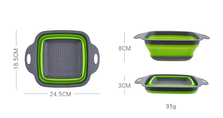 Eco-friendly Folding Vegetable Strainer - Durable & Versatile