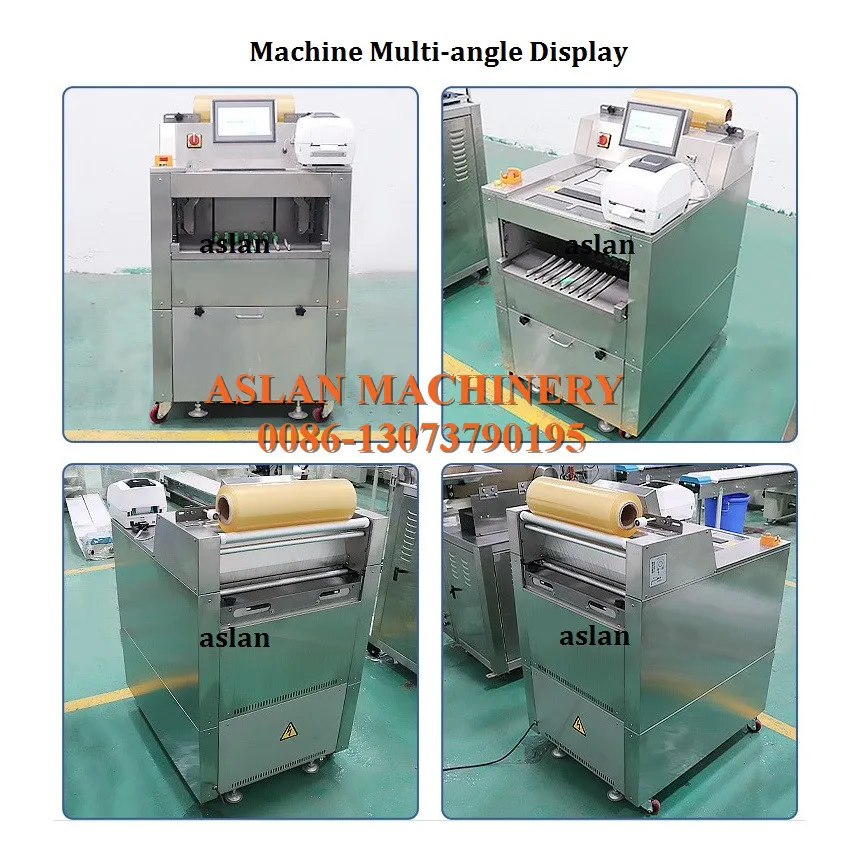 Plastic Wrap Food Vegetable Fruits Packing Machine Food Tray Wrapping ...