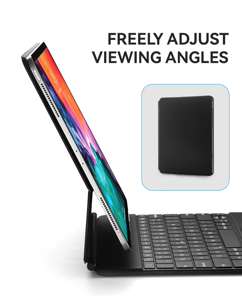 Case Flip Stand Magic Keyboard Case Cover Custom Bluetooth Wireless ...