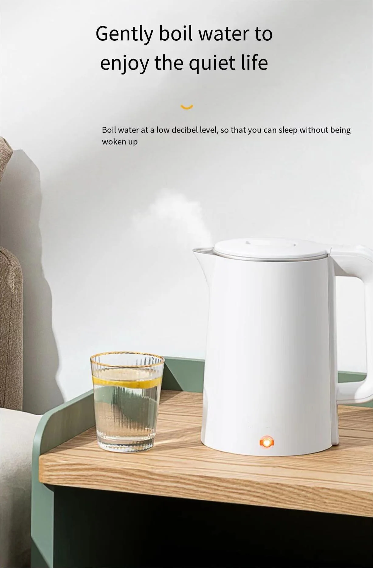 2500ml Electric Portable Water Kettle - Fast Boil & Quality