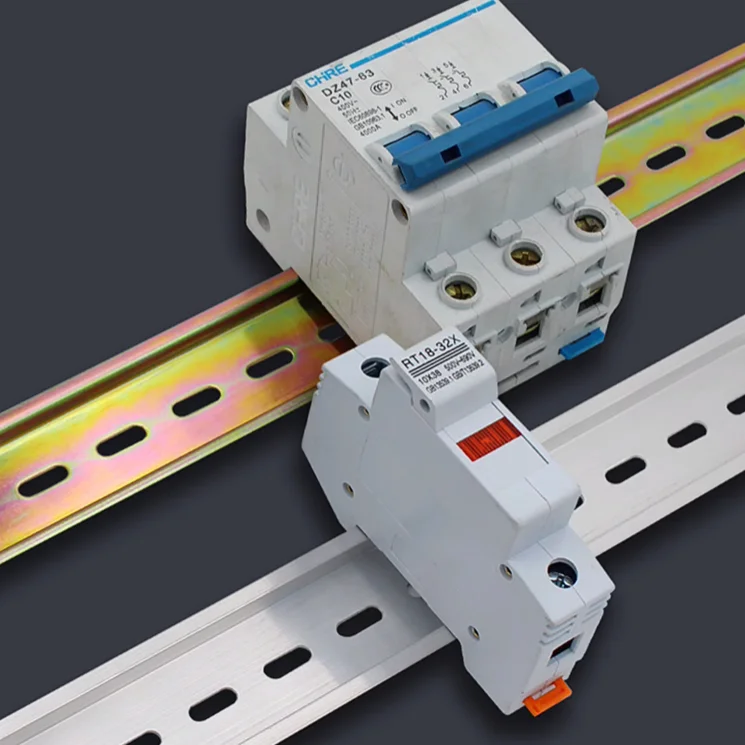 Galvanized Steel High Guide Rail Color Zinc Card Rail Thick Groove Type ...