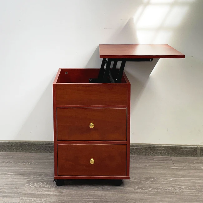 Advanced Design Style Bedroom Wooden Nightstands Folding Table Coffee ...