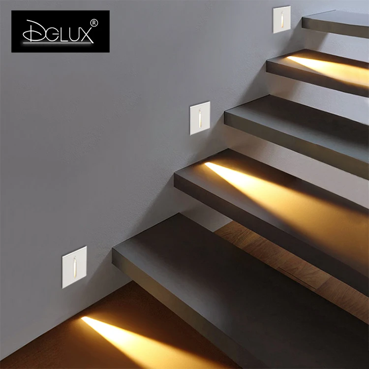DGLUX Led Stair Light Step Sensor Outdoor Waterproof Aluminum Floor ...