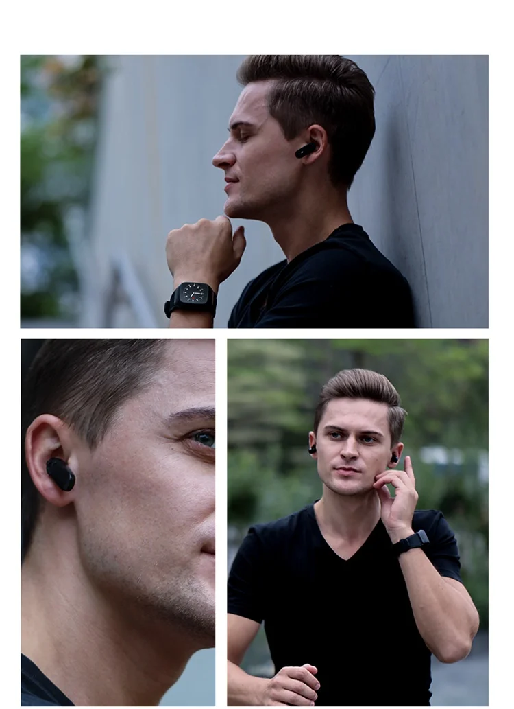 S300 2 In 1 Fashion Earphones Smart Watch Heart Rate Monitor Smart ...