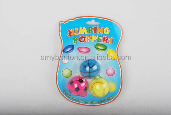 Wholesale Happy Face Rubber Jump Poppers - Fun for Kids