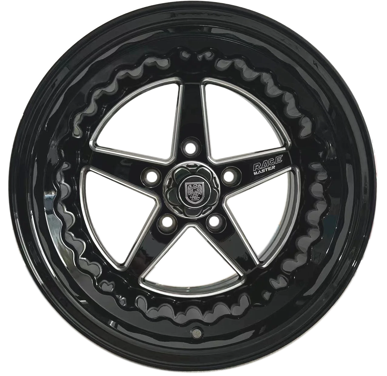 Drag Wheel 15x10.0 5x120.65 Et-12 Backspace 5.0 Inch Autodrag Alloy ...