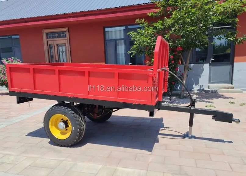 4 Wheel Agricultural Tractor Hydraulic Tipping Farm Dump Walking ...