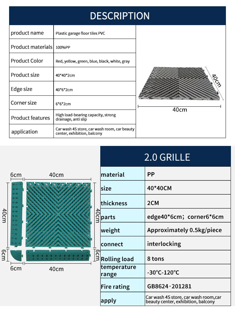 Garage Tile Interlocking,Car Wash Grate Floor - Buy Garage Floor garage ...