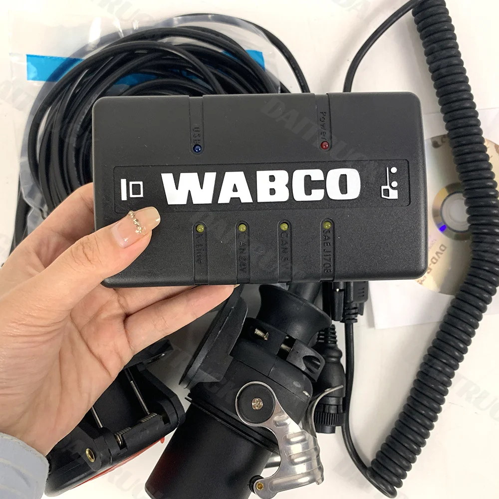 For Wabco Diagnostic Kit Wdi Tool Abs Ebs Trailer Truck Auto Bus Diagnostic Interface Cable Pk ...