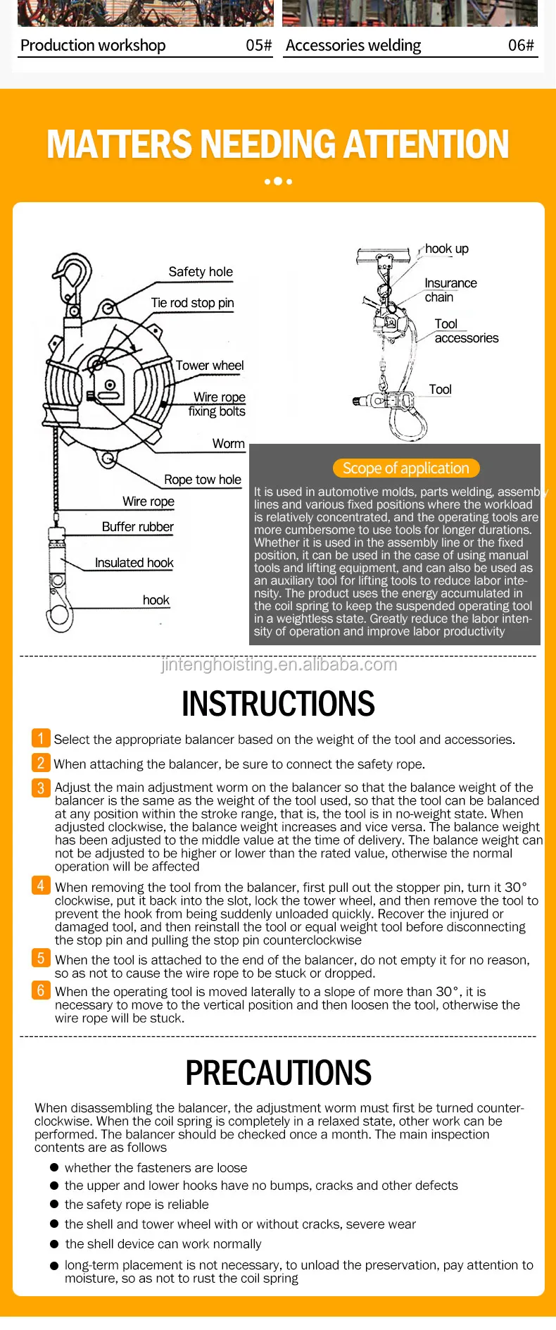 Hanging Welding Line Tool Spring Balancer - Buy Tool Balancer,Spring ...