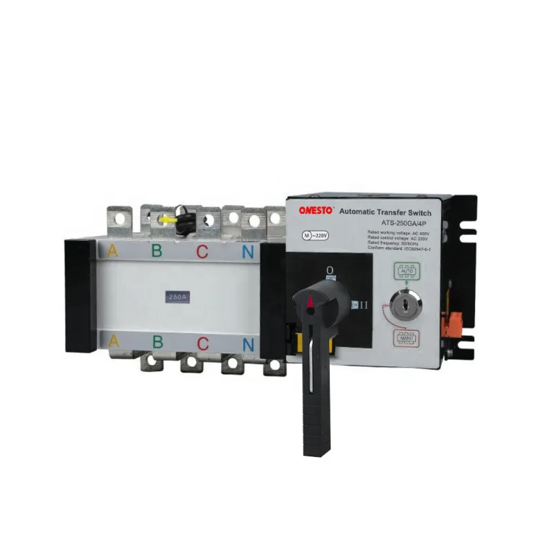 3p 4p Automatic Transfer Switch With Handle 63a 100a Changeover Switch ...