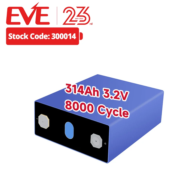EVE MB31 314ah 3.2V lifepo4 battery 8000 cycles cell battery lifepo4 solar lithium ion battery ...