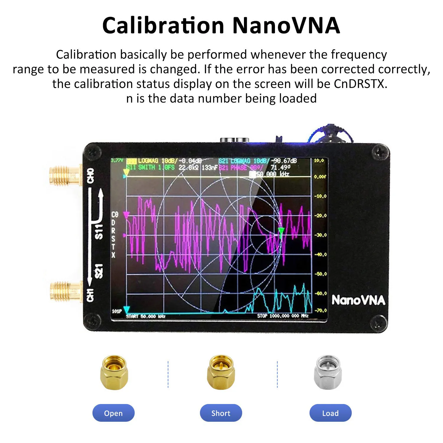 Nanovna-h PCB 2.8inch 50khz~1.5ghz - Support RTC & SD Card