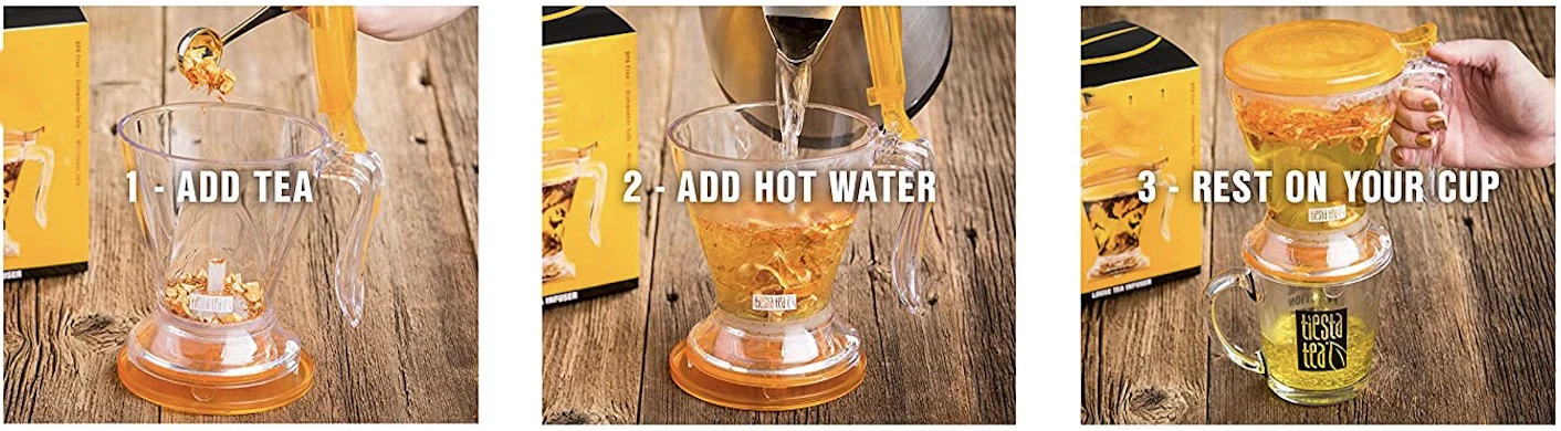 20 Oz 600ML EASY CLEAN Tea Steeper Magic Gravity Infuser