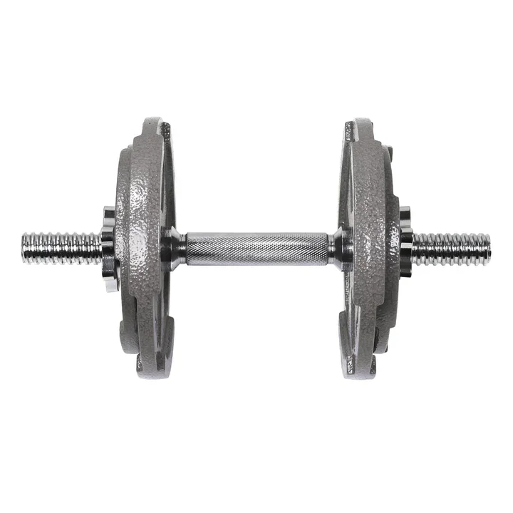 XPRT Fitness Chrome Threaded Dumbbell Handles for 1" Standard Weight ...