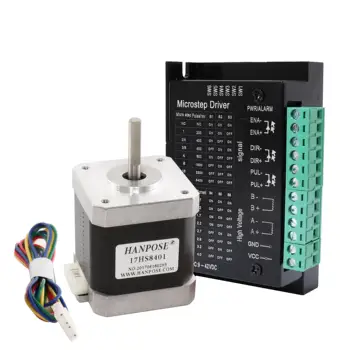 Nema17 Stepper Motor 17hs8401 Tb6600 Drive 48mm 1.8 Degree 4 Port ...
