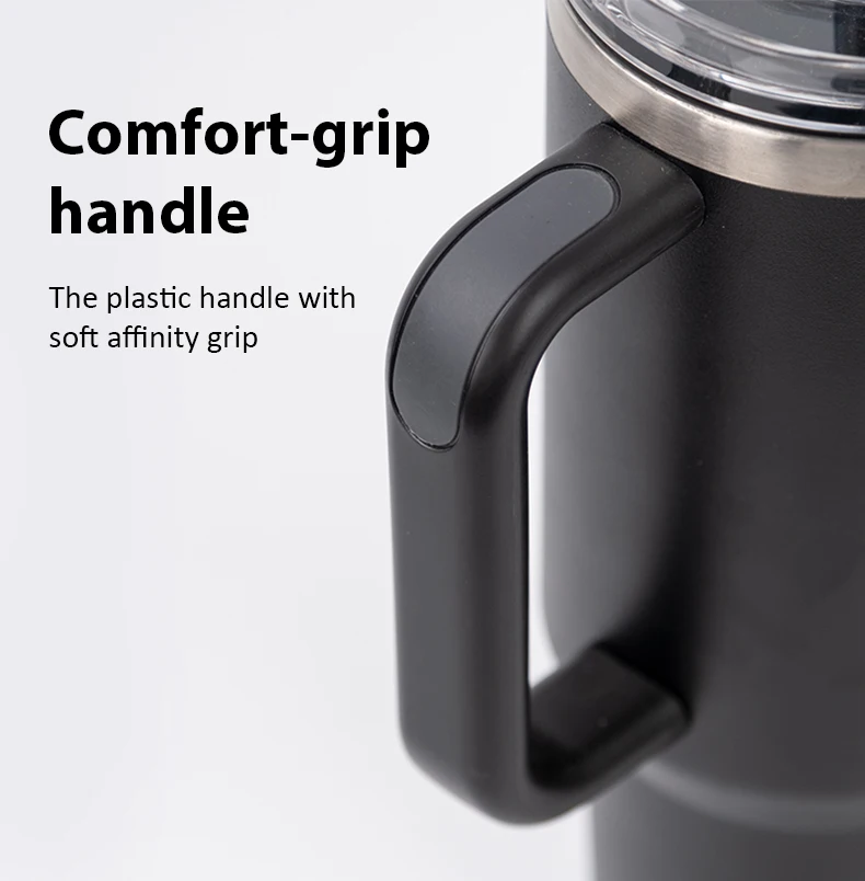 Hot Sale 40oz Tumbler With Handle Double Wall Vacuum Insulated 40 Oz ...