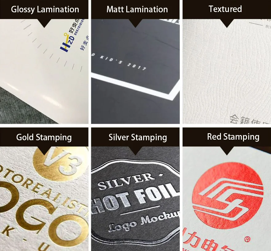 Custom Waterproof 300GSM Coated Paper Cardboard File Folders