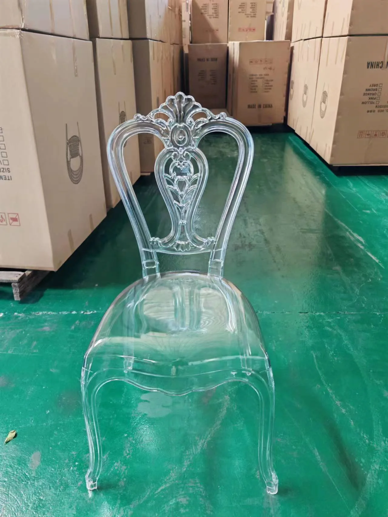 Customized Transparent Clear Acrylic Chair For Wedding Hotel Banquet ...