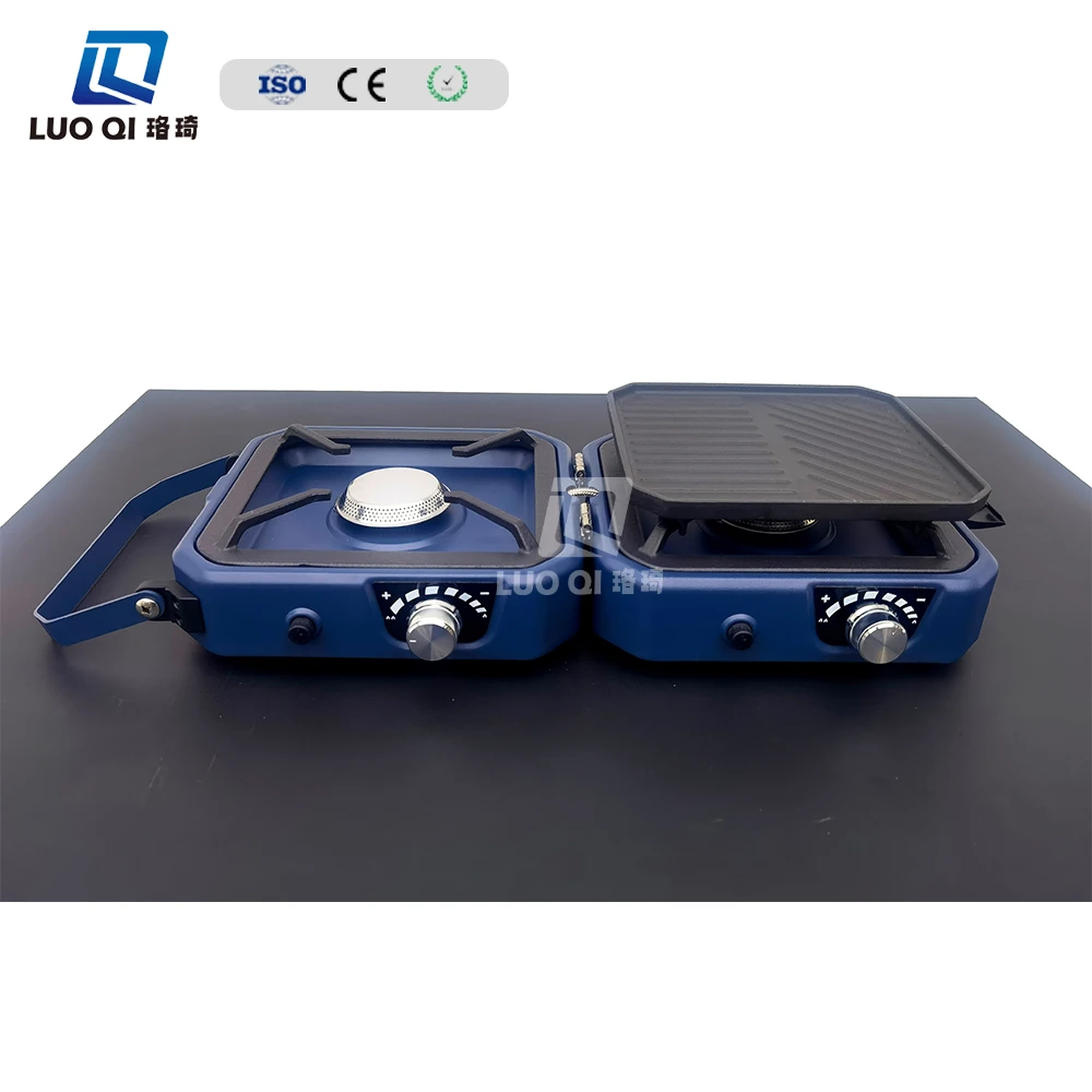 Two Burner Folding Gas Stove - Perfect for Outdoor Camping
