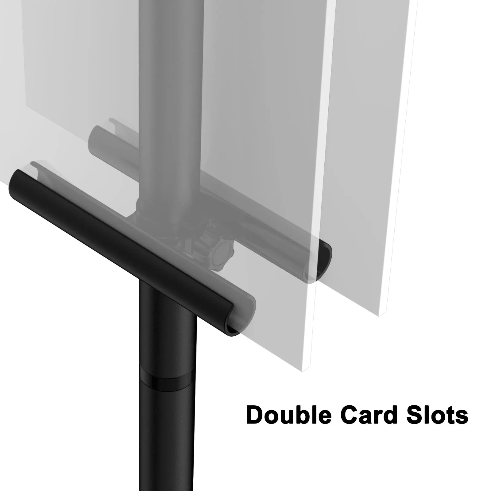 CYDISPLAY Foldable Retractable Poster Stand Adjustable Advertising Sign ...