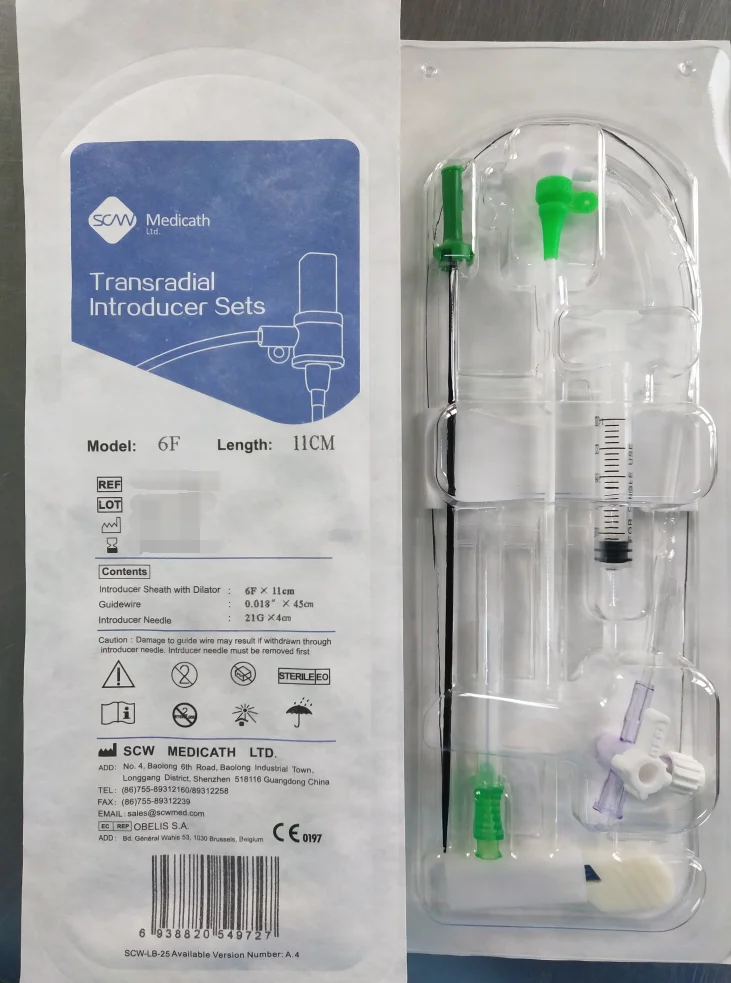 Disposable High Quality Introducer Set Radial Artery Radifocusus ...