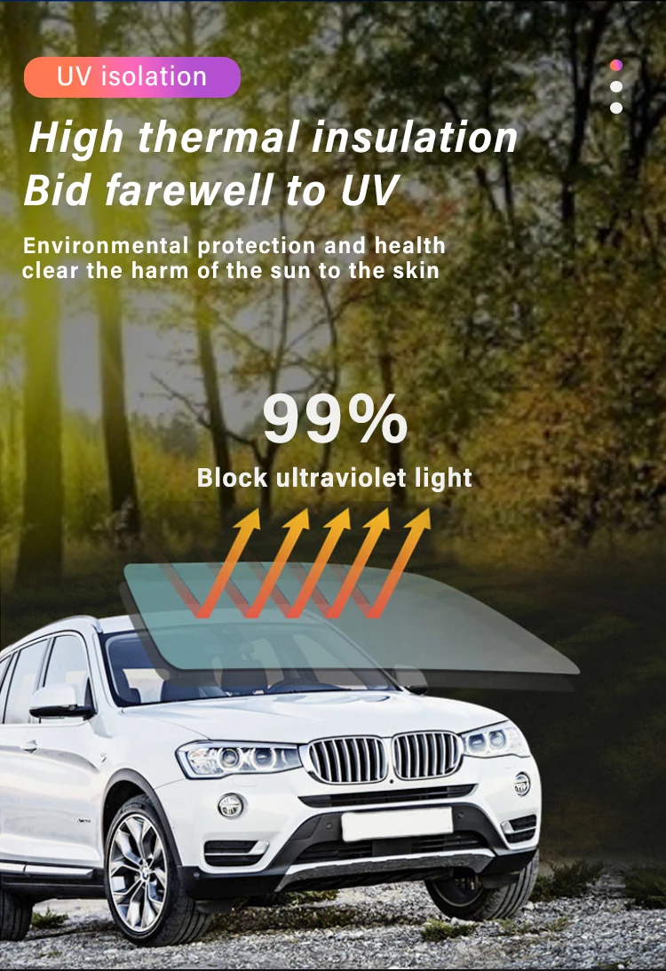 CR70 Chameleon Tint - High Quality Sunset Red Orange Film