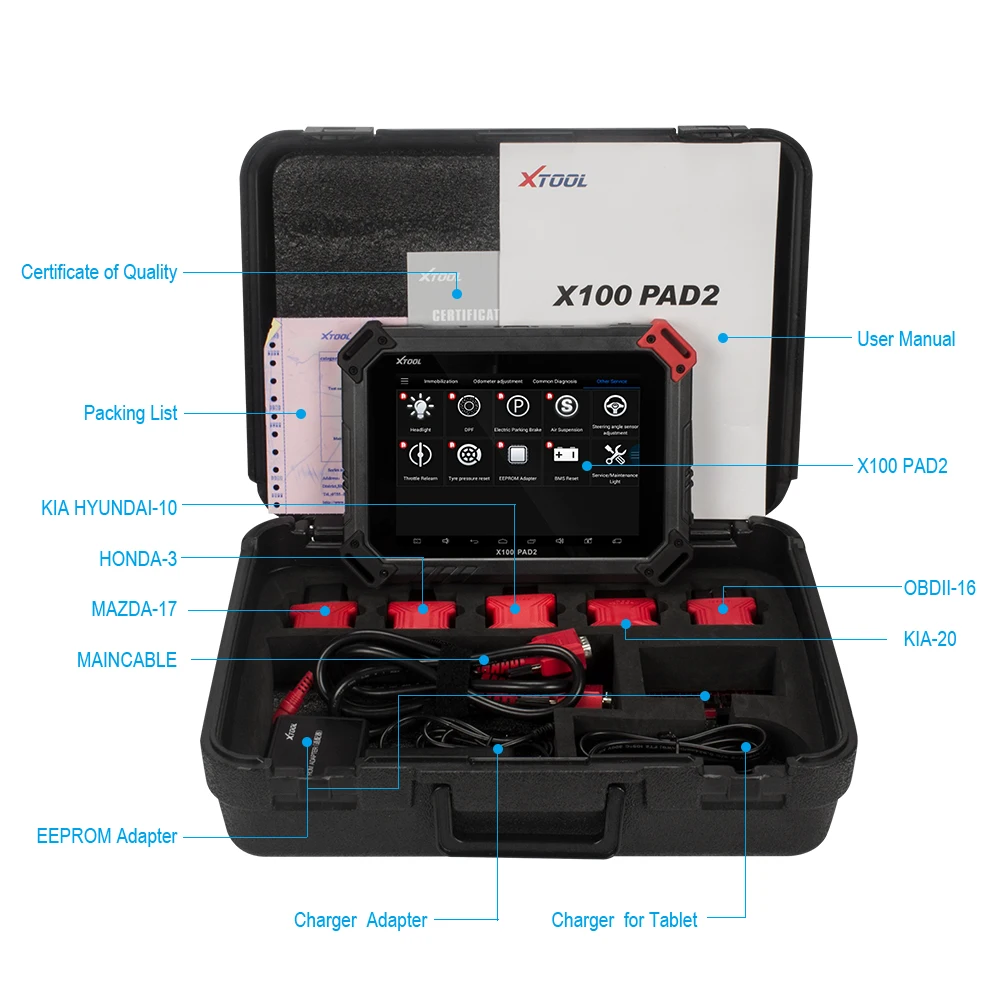 High Quality Original Xtool X100 Pad2 Auto Key Programmer X 100 Pad 2 ...