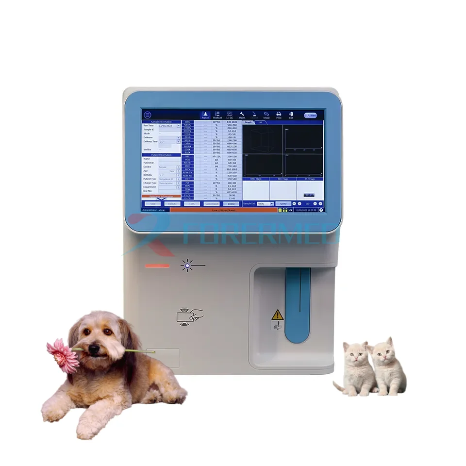 5-part Hematology Analyzer - 60 T/h Blood Cell Counter