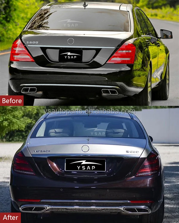 Car Accessories S Class W221 Upgrade To W222 Maybach Style Bodykit ...