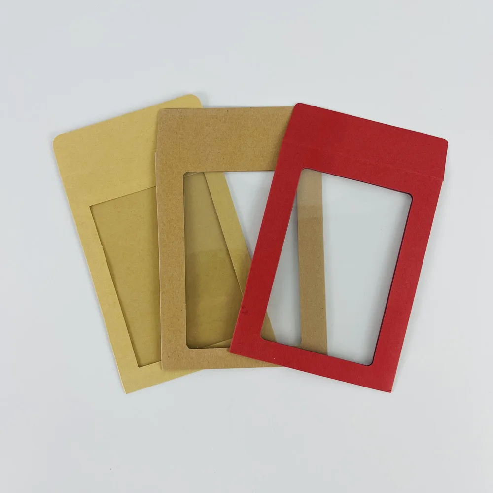 Custom Size Kraft Paper Material Envelope With Window - Buy Kraft Paper ...