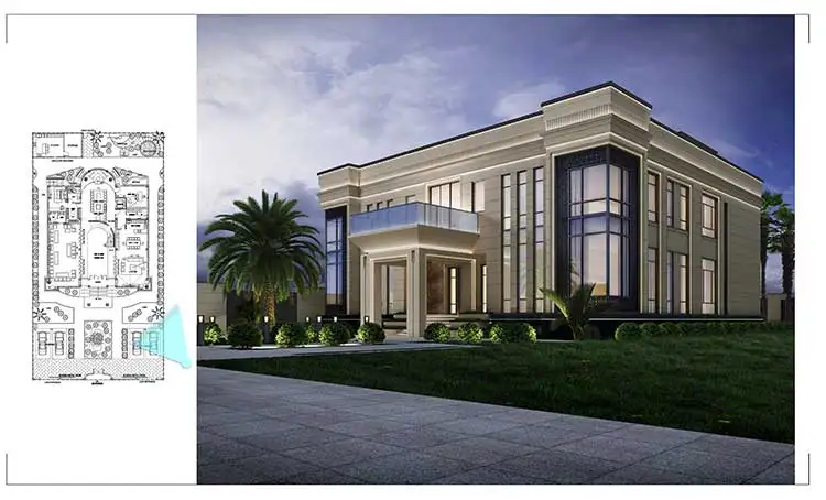 Custom Villa Project - Natural Stone Exterior Wall Cladding