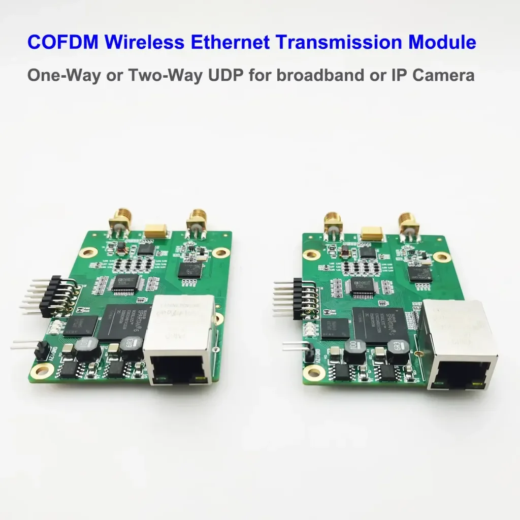 FPV Repeater Relay COFDM Wireless Ethernet Module 100M Bps