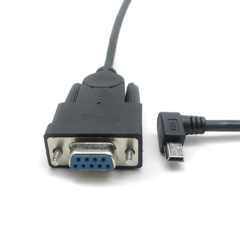 Db9 Female Ftdi To Mini Male 90 Degree Bend Cable - Buy Usb To Rs232 ...
